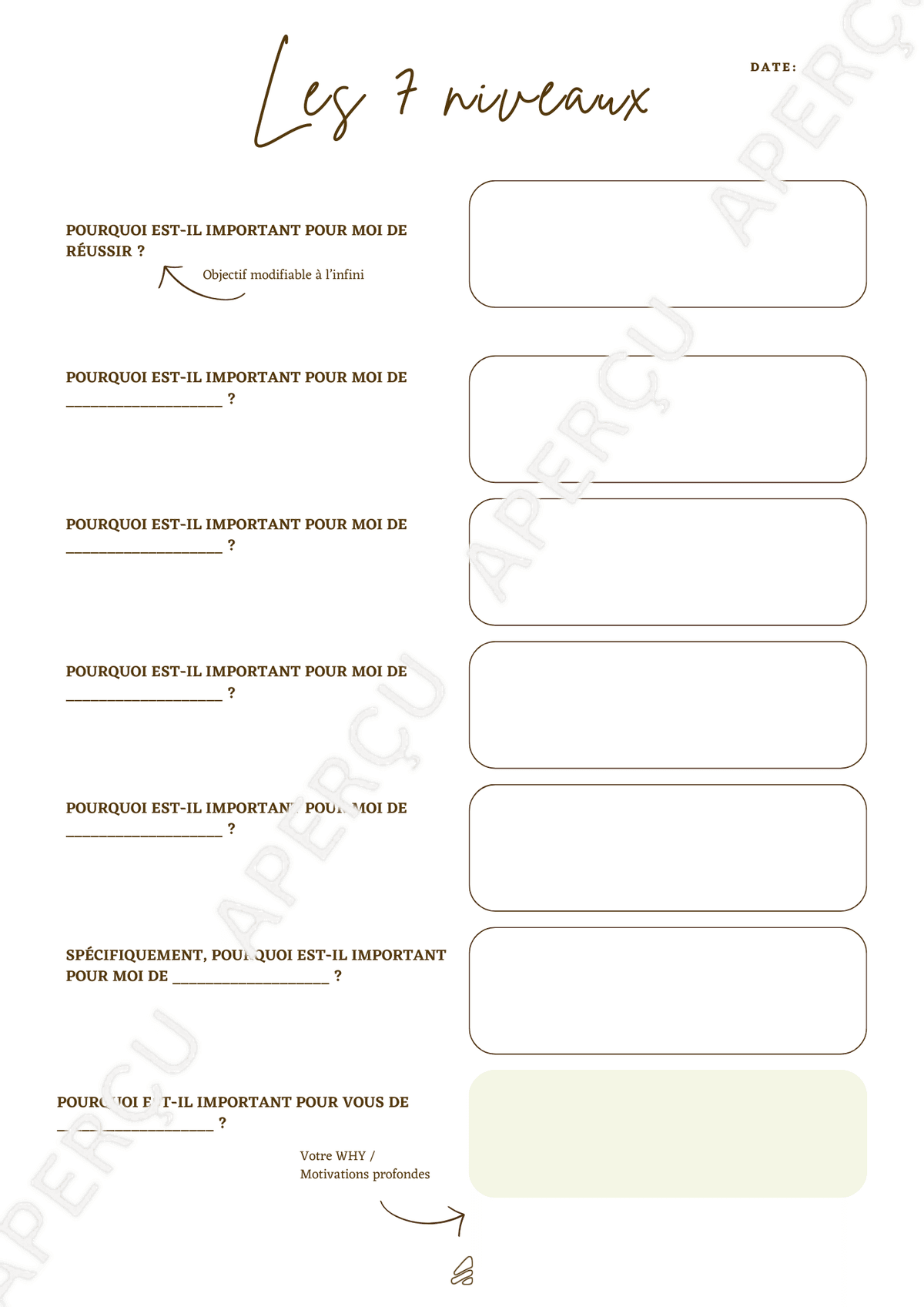 7 niveaux (7 levels deep) | Aktup