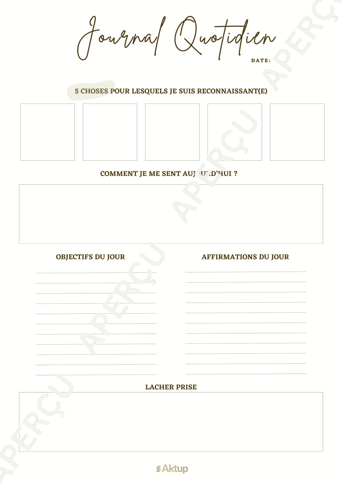 Journal quotidien | Aktup